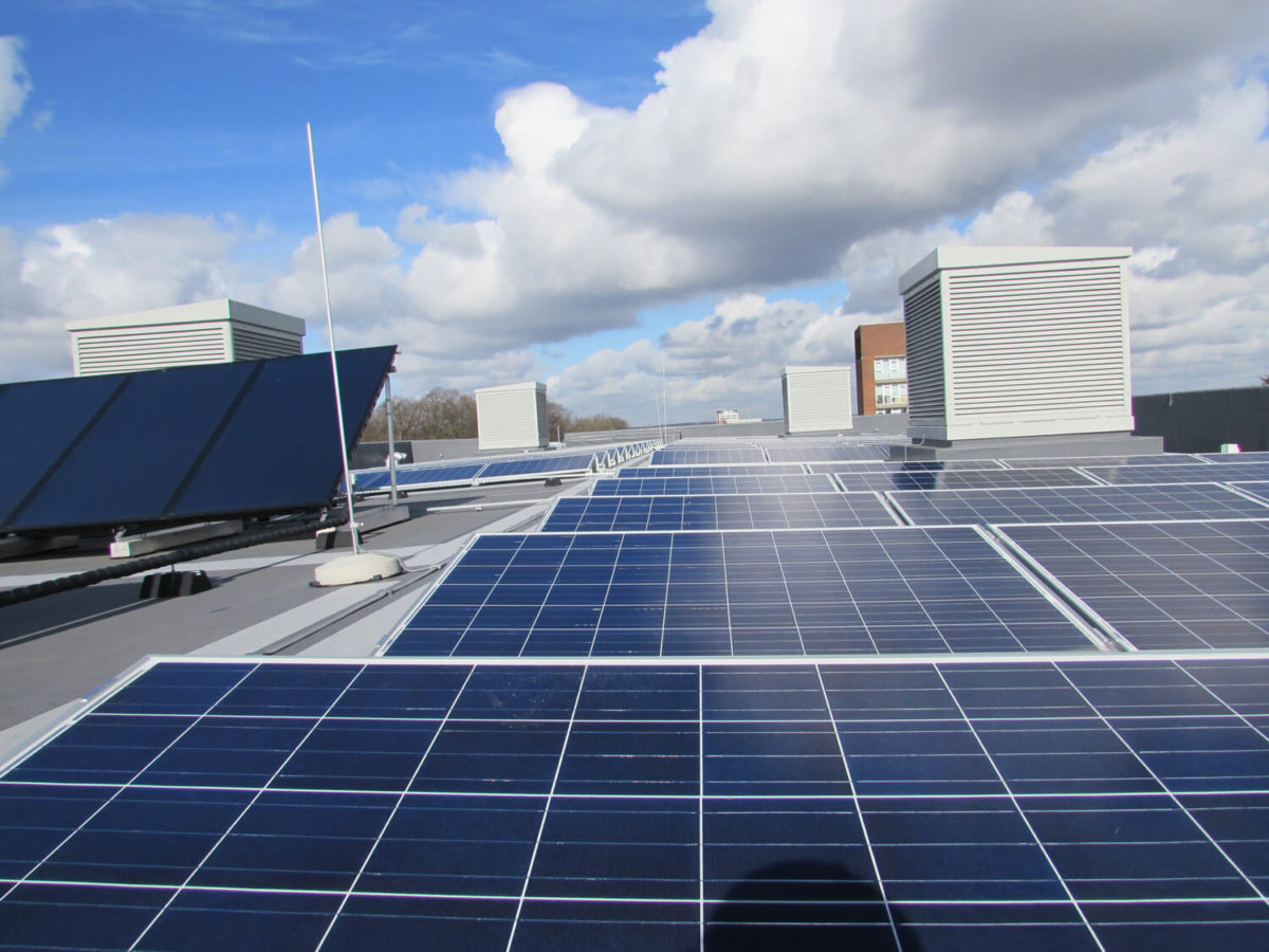 Plashet School for Girls, East London - Treadlighter - Solar PV specialists